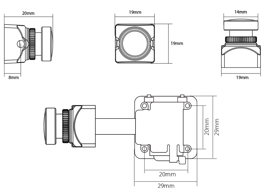 RunCam Split Mini 2 FPV / HD Camera - GOFLY-RC